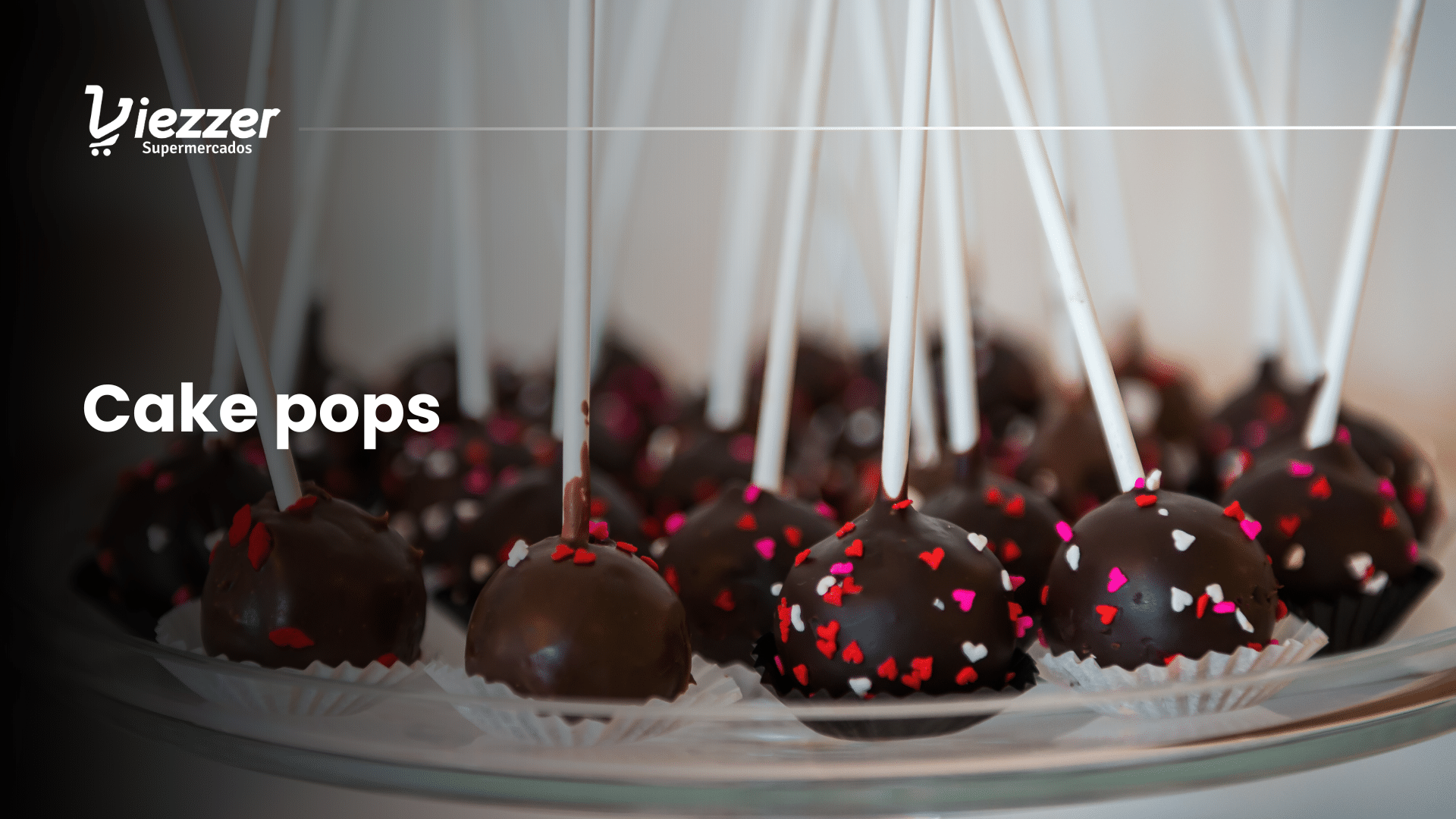 Receita do Viezzer: cake pops (bolo de palito) - Viezzer Supermercados